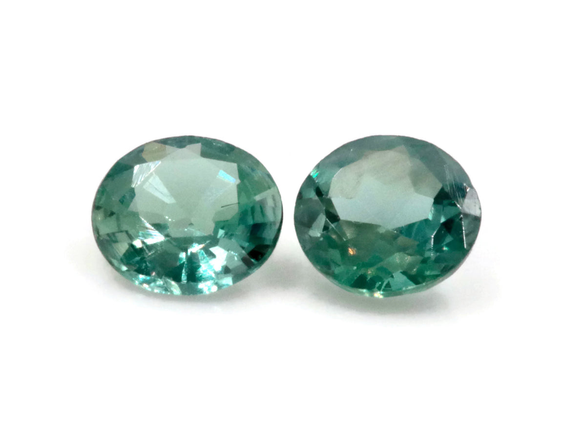 Natural Alexandrite Pair Round 4.5mm